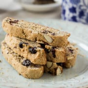 Almond Blueberry Biscotti - MJ and Hungryman