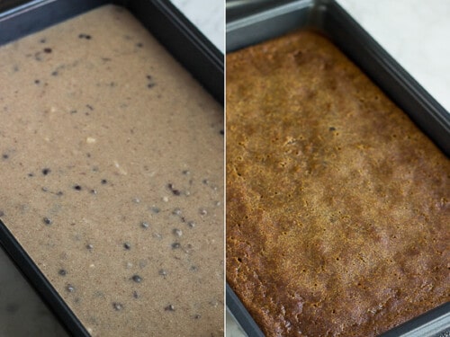 Korean Red Bean Mochi Cake