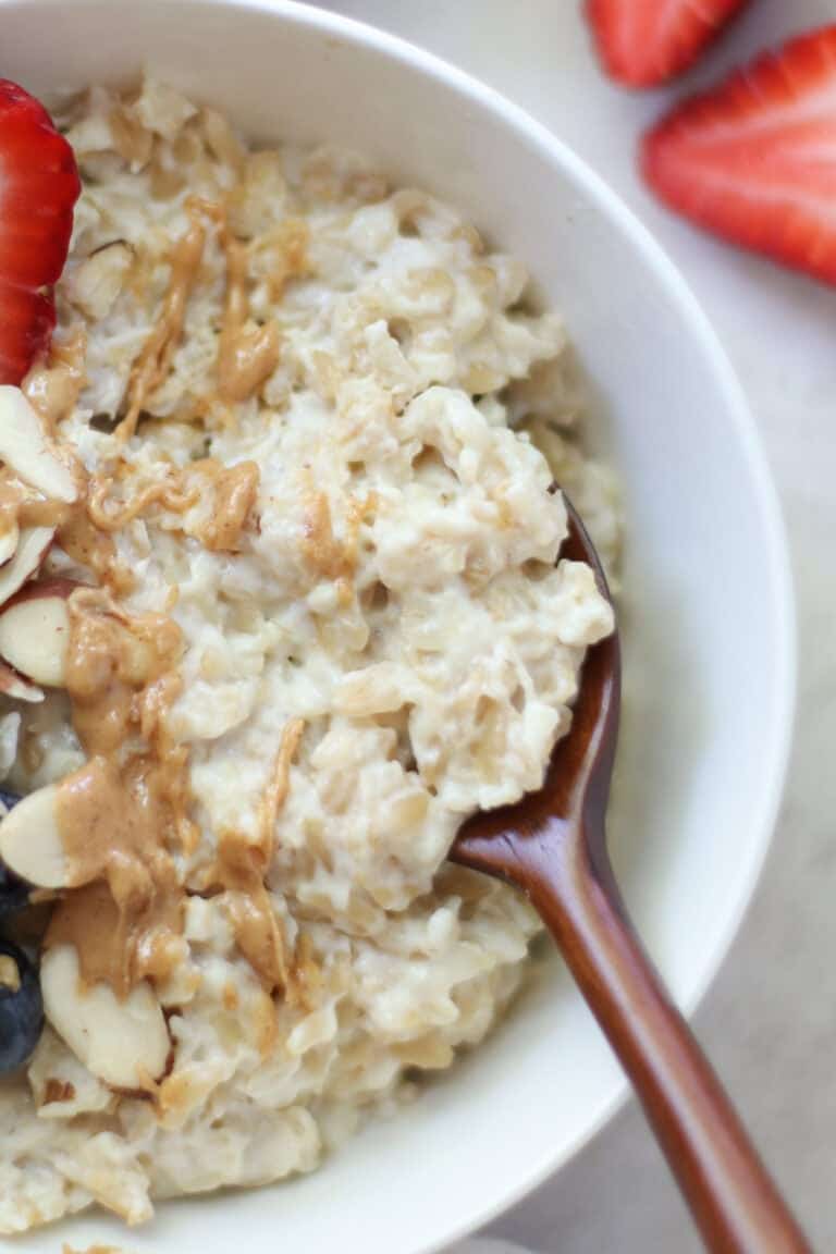 Easy Oat Pudding - MJ and Hungryman