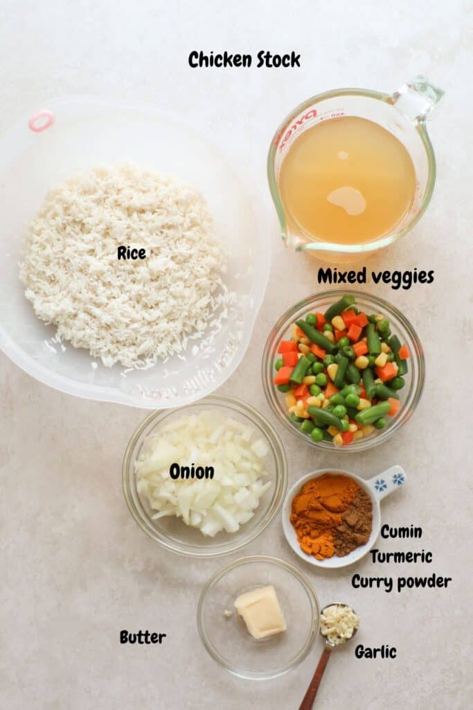 Fluffy Vegetable Rice - MJ and Hungryman