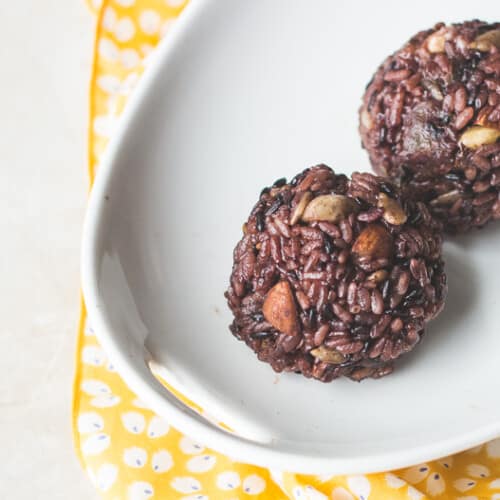 Korean Sticky Rice Balls with Dried Fruit and Nuts (Gluten Free) - MJ ...