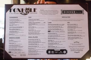 North Austin Restaurants – Foxhole Culinary Tavern