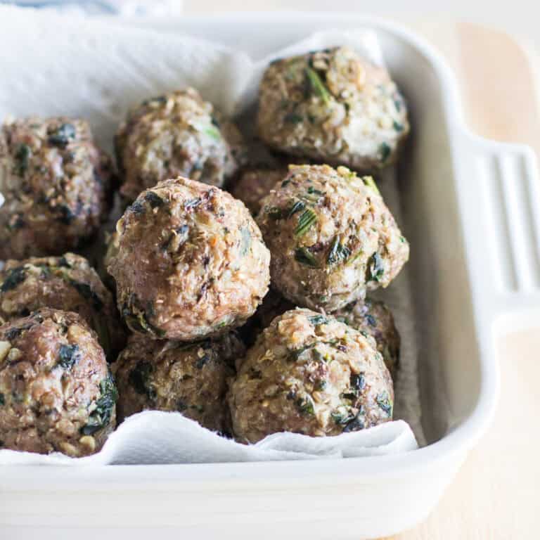 Beef and Quinoa Meatballs - MJ and Hungryman