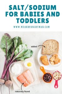 Salt/Sodium for Babies and Toddlers - MJ and Hungryman