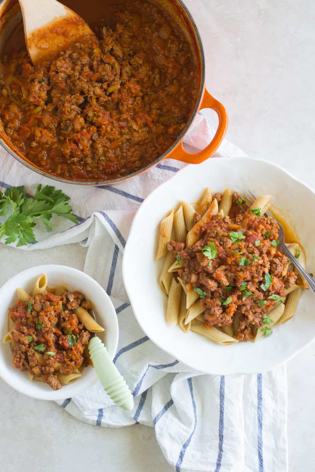 Easy Bolognese with Vegetables (baby-friendly) - MJ and Hungryman