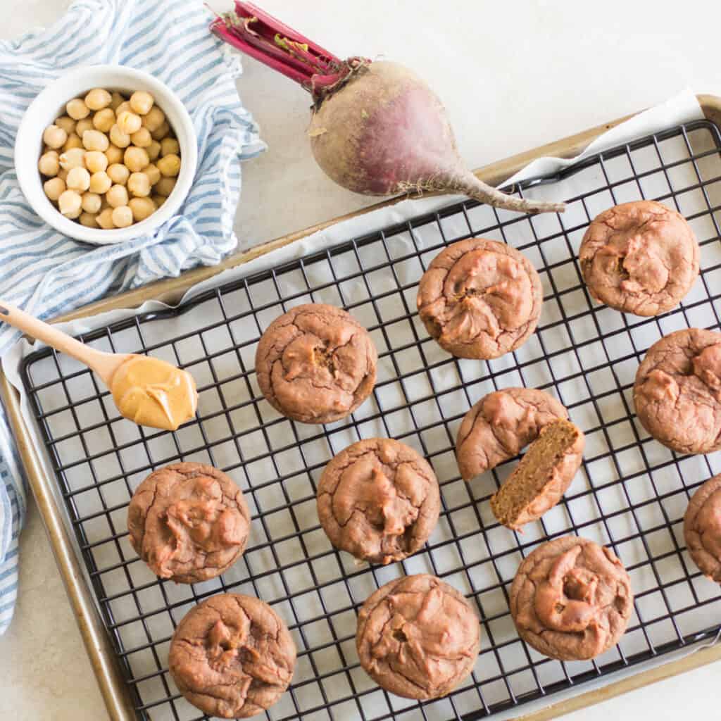 Korean Red Bean Mochi Cake