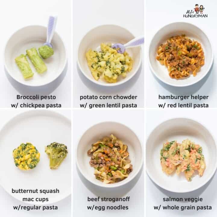 Iron-rich Baby Pasta - MJ and Hungryman