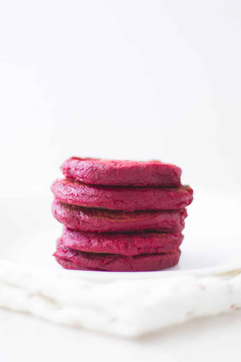 Beet Pancakes (egg-free) - MJ and Hungryman