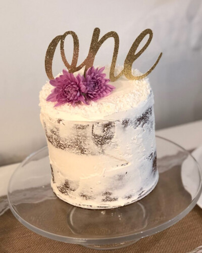 Healthy First Birthday Smash Cake - MJ and Hungryman