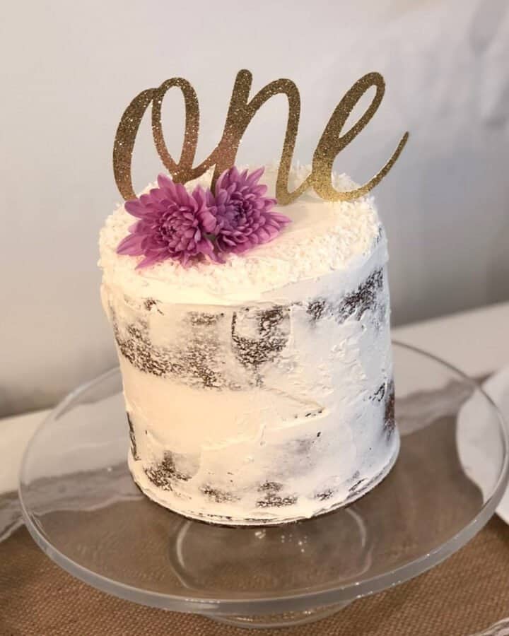 Healthy First Birthday Smash Cake - MJ and Hungryman