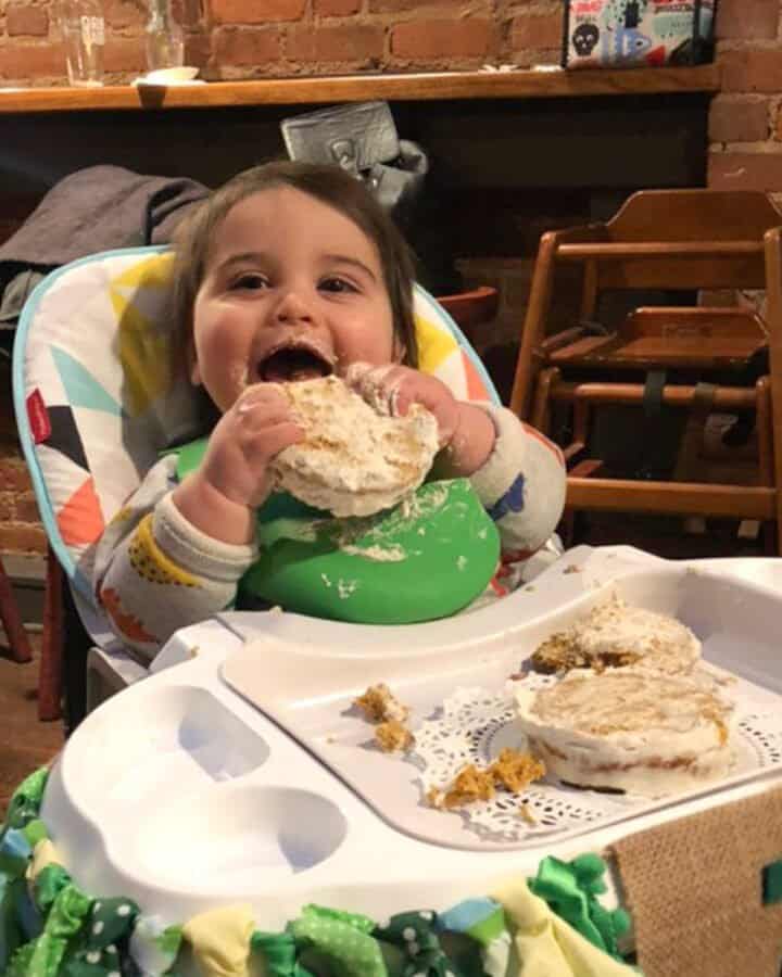 Healthy First Birthday Smash Cake - MJ and Hungryman