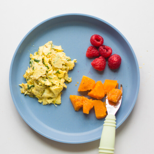 The Perfect Scrambled Eggs for Baby - MJ and Hungryman