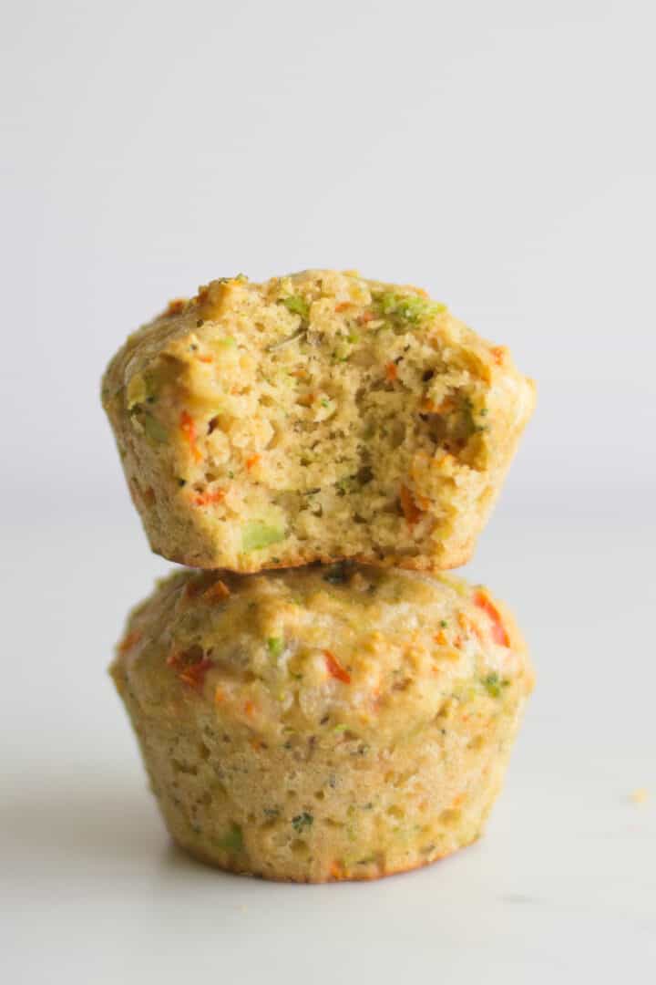 Easy Savory Vegetable Muffins - MJ and Hungryman