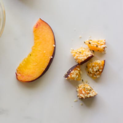 Peach for Baby (Puree and Baby Led Weaning) - MJ and Hungryman
