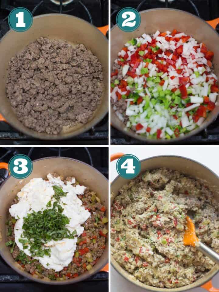 Easy Stuffed Shells with Meat and Veggies - MJ and Hungryman