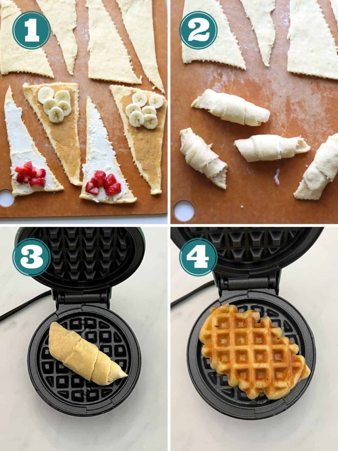 Easy Croffle (Croissant Waffle) - MJ and Hungryman