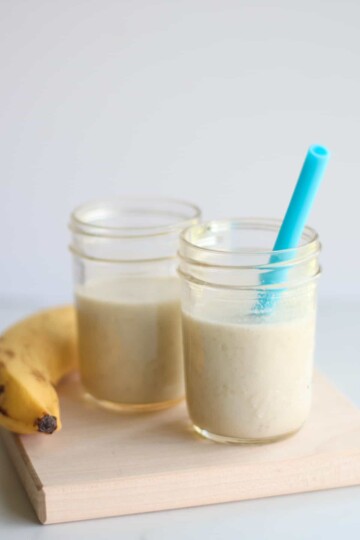 Easy Banana Milk Recipe - MJ and Hungryman