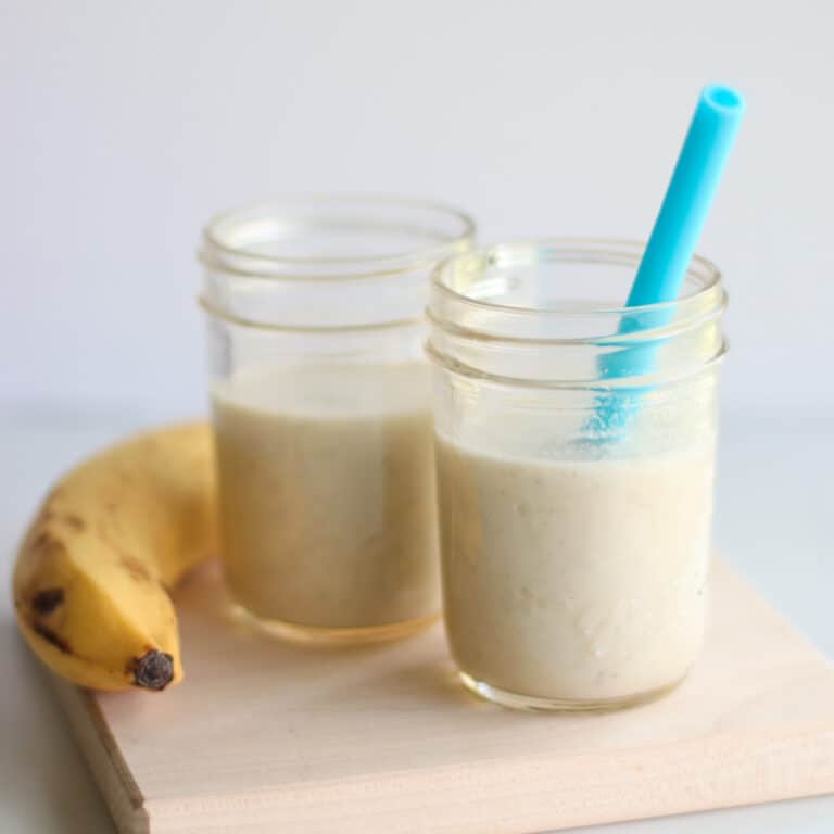 Easy Banana Milk Recipe - MJ and Hungryman