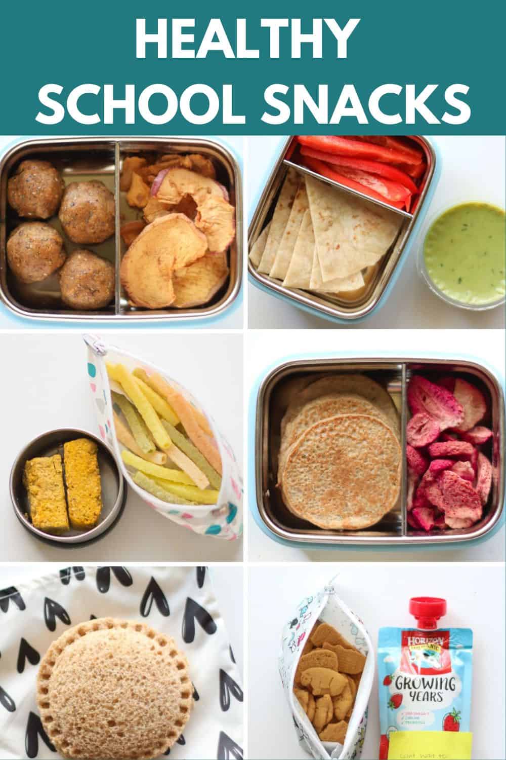 Healthy School Snacks for Kids - MJ and Hungryman