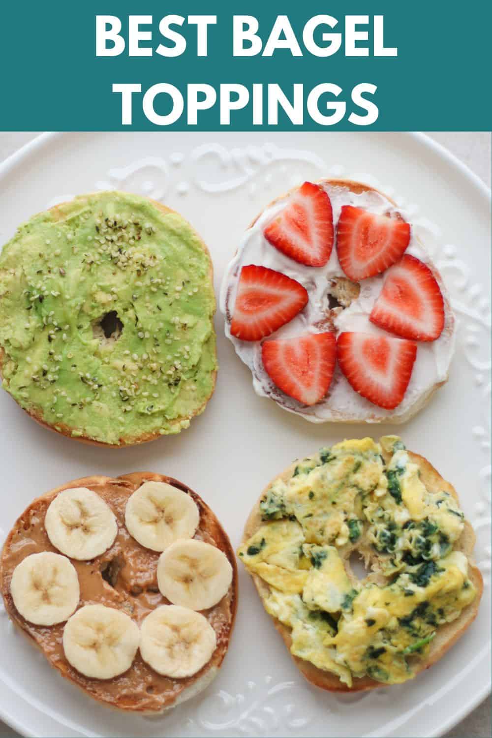 Best Bagel Toppings (Easy and Healthy) - MJ and Hungryman