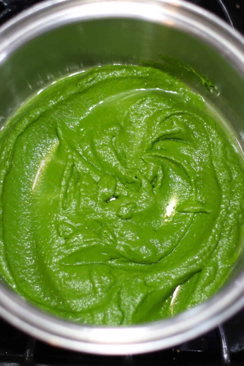 Pasta in Green Sauce (Hulk Pasta) - MJ and Hungryman