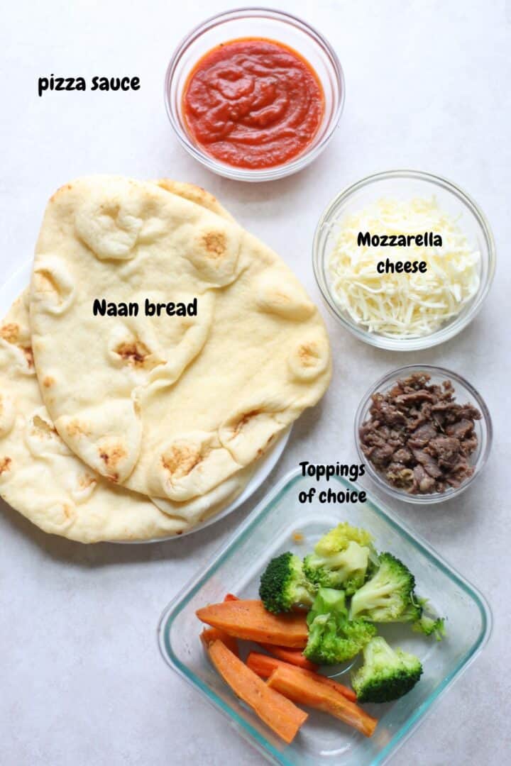 Easy Naan Pizza (with Favorite Topping Ideas) - MJ and Hungryman
