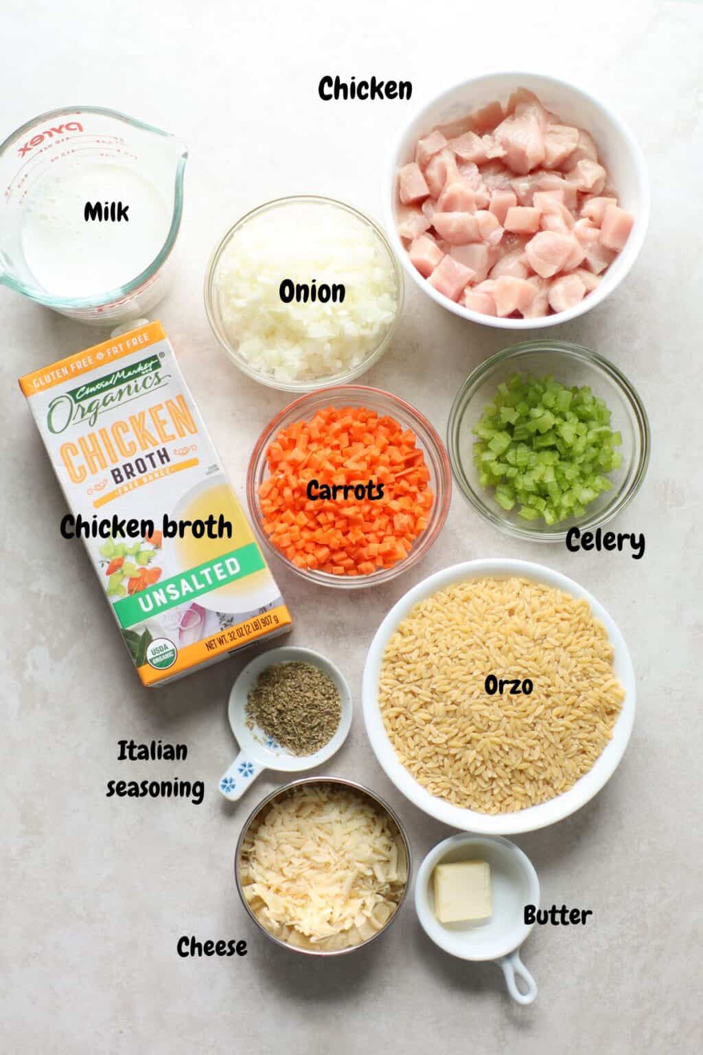 Creamy Chicken Orzo - MJ and Hungryman