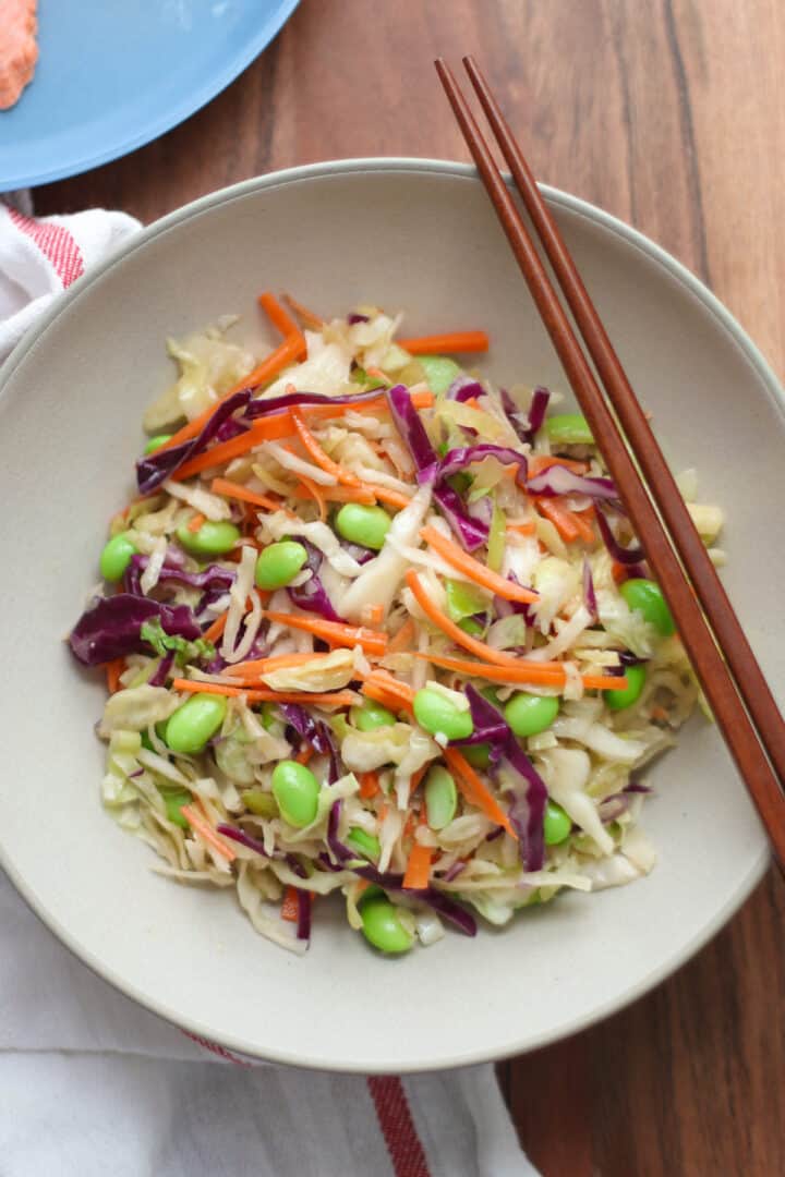 Asian Cabbage Salad - MJ and Hungryman