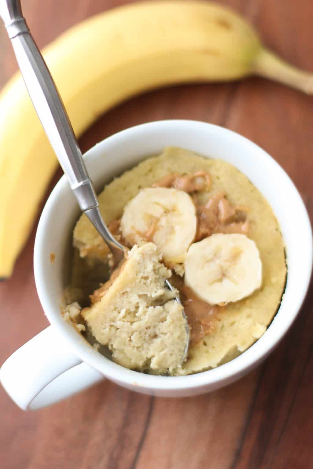 Banana Mug Cake - MJ and Hungryman