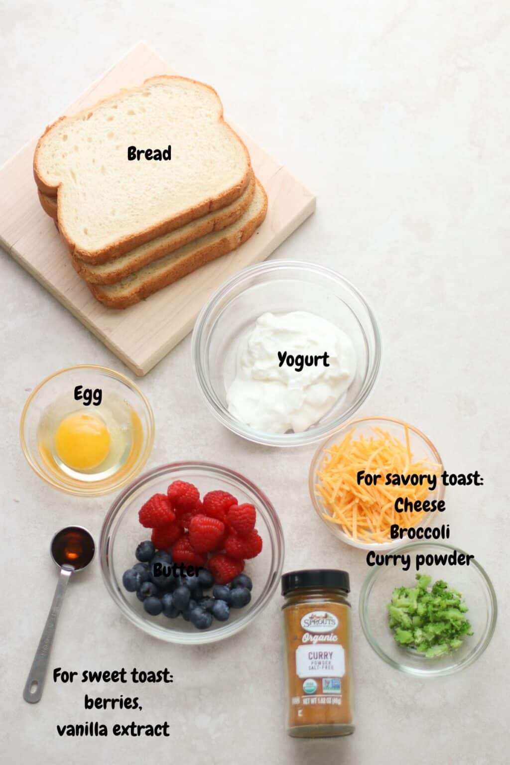 Custard Yogurt Toast (Sweet and Savory) - MJ and Hungryman