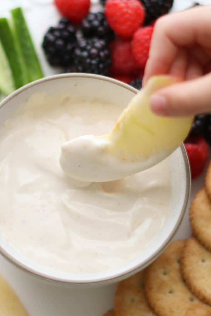 Healthy Yogurt Fruit Dip - MJ and Hungryman