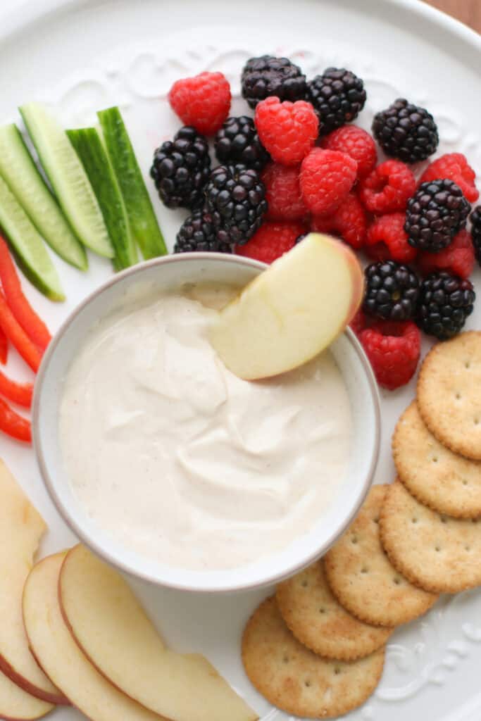 Healthy Yogurt Fruit Dip - MJ and Hungryman