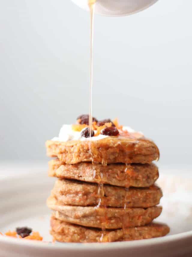 Easy Carrot Pancakes - MJ and Hungryman