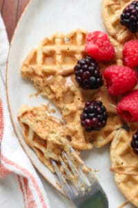 Fluffy Mini Waffles - MJ and Hungryman