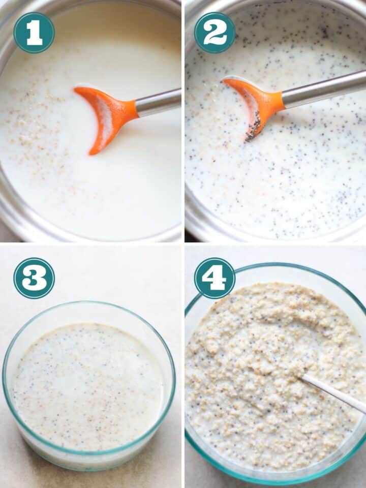 Overnight Steel Cut Oats - MJ and Hungryman