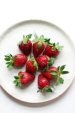 Strawberries for Babies (Puree and Baby Led Weaning) - MJ and Hungryman