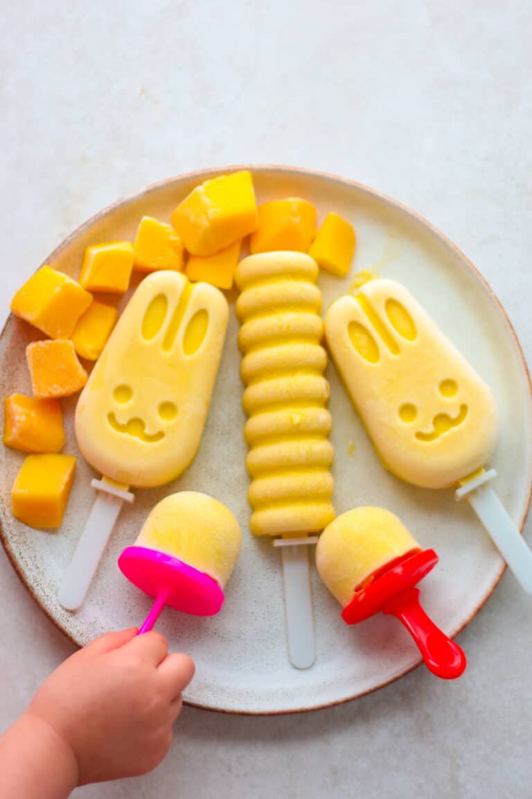 Mango Popsicles (So Easy) - MJ and Hungryman