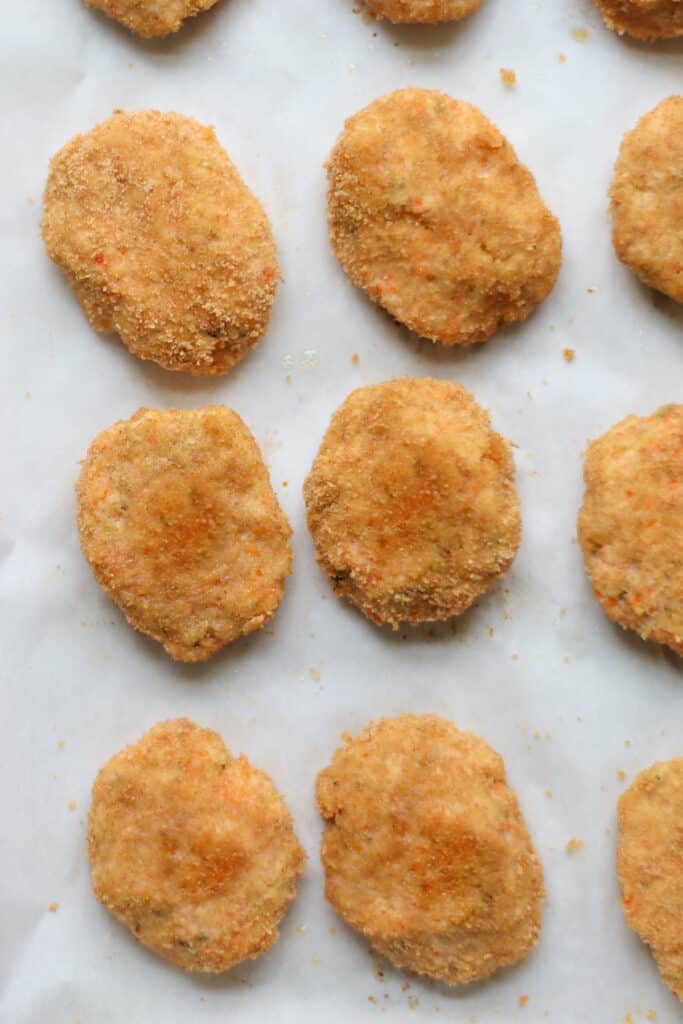 Healthy Chicken Nuggets with Veggies - MJ and Hungryman