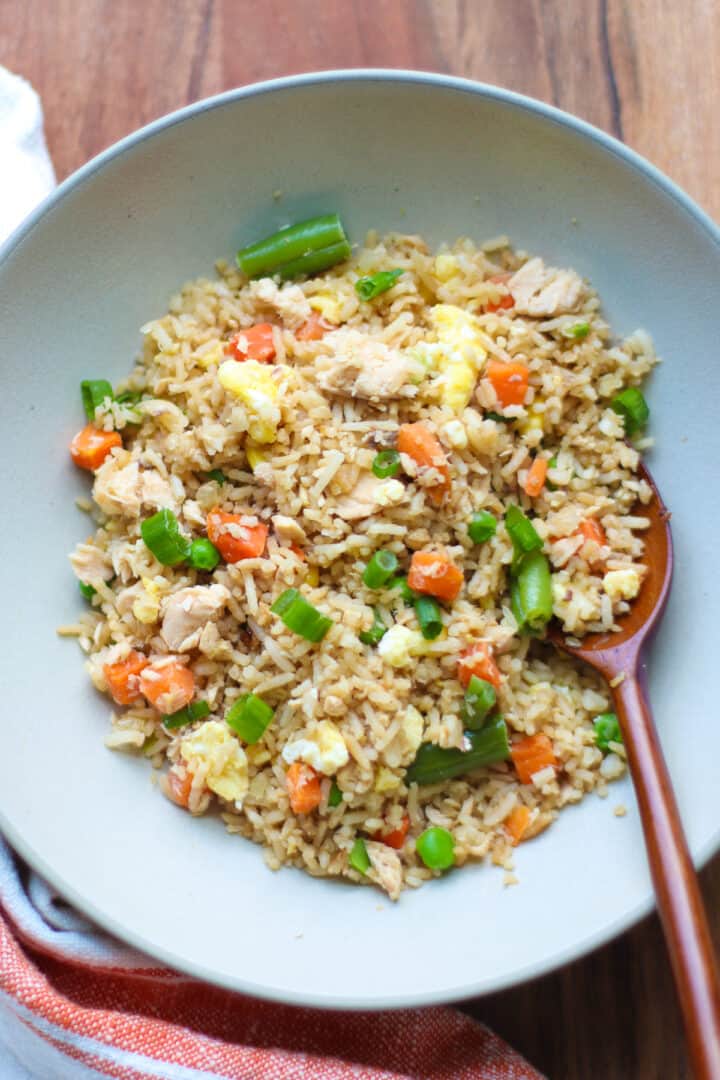 Easy Healthy Fried Rice (With Vegetables) - MJ and Hungryman
