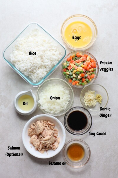 Easy Healthy Fried Rice (With Vegetables) - MJ and Hungryman