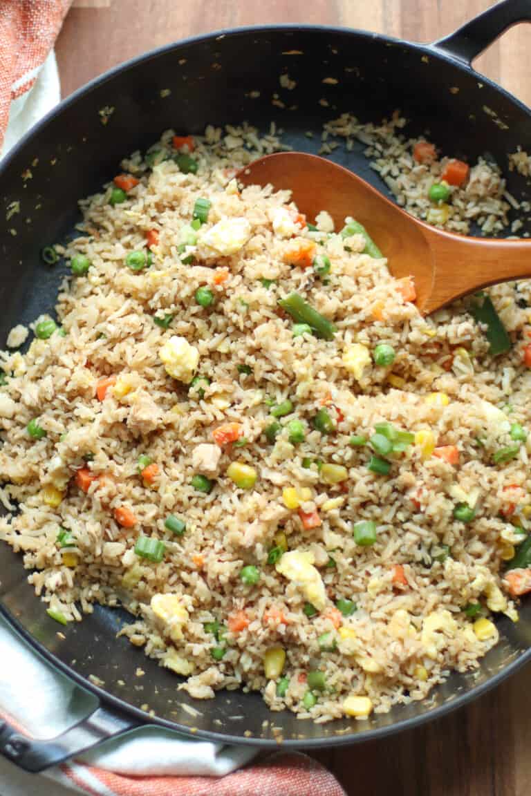 Easy Healthy Fried Rice (With Vegetables) - MJ and Hungryman