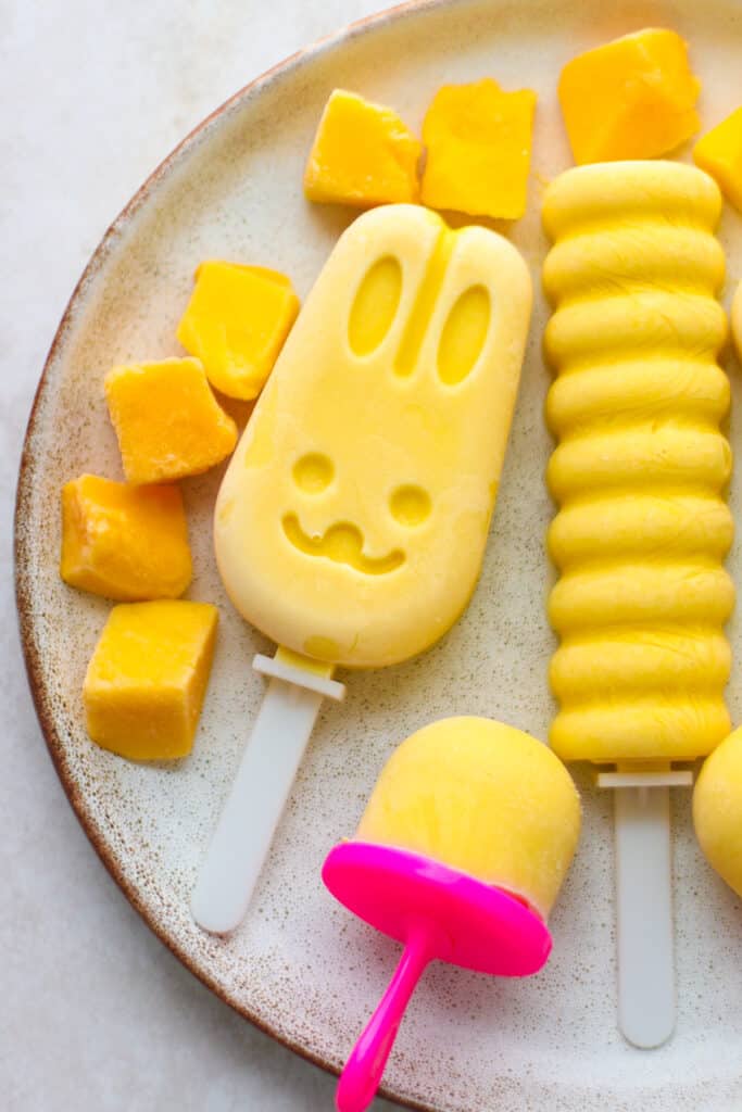 Creamy Mango Popsicles (So Easy) - MJ and Hungryman
