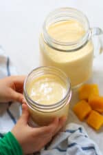 Easy Mango Shake (3 Ingredients) - MJ and Hungryman