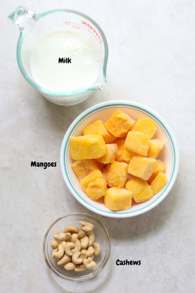 Easy Mango Shake (3 Ingredients) - MJ and Hungryman