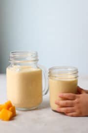 Easy Mango Shake (3 Ingredients) - MJ and Hungryman