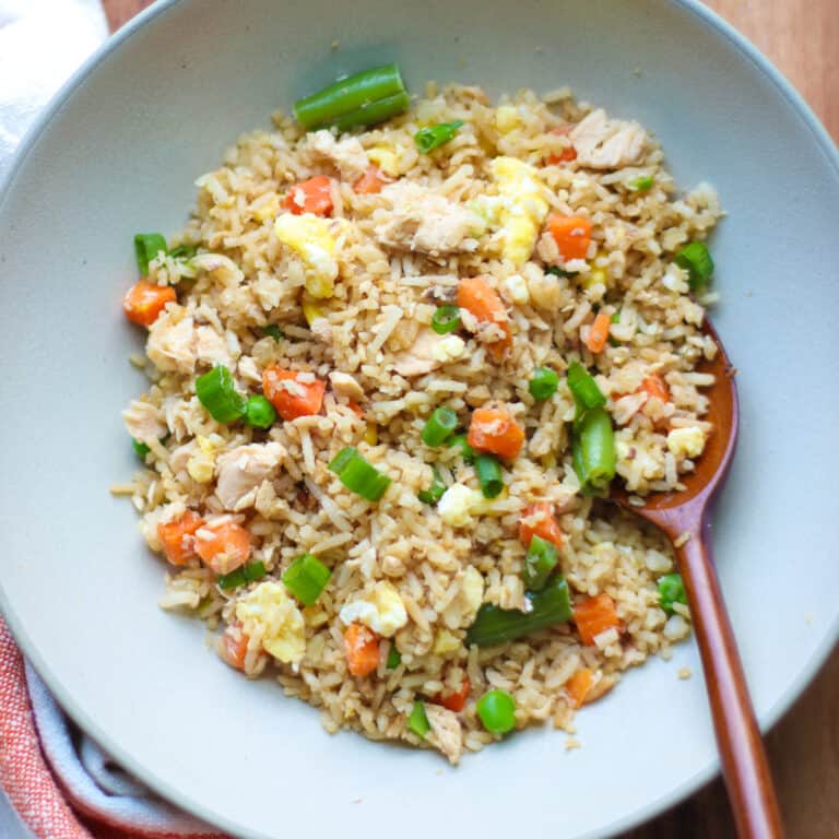 Easy Healthy Fried Rice (With Vegetables) - MJ and Hungryman