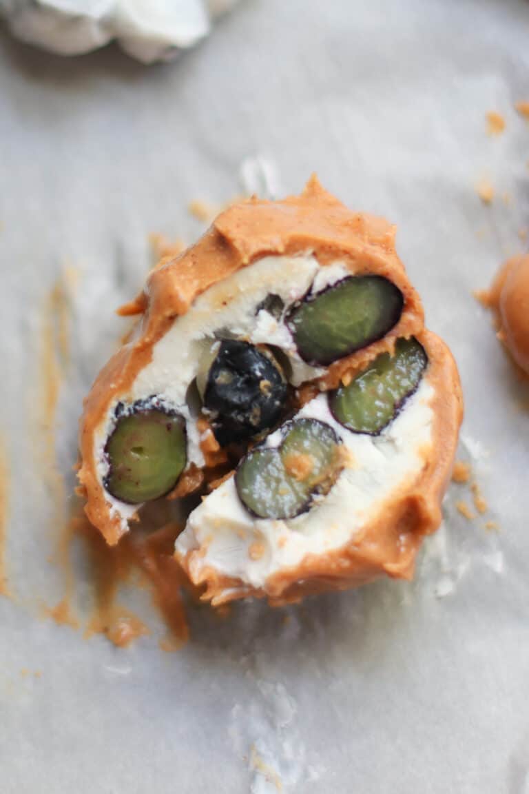 Frozen Yogurt Covered Blueberries - MJ and Hungryman