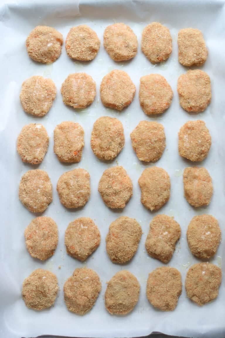 Healthy Chicken Nuggets (with veggies) - MJ and Hungryman