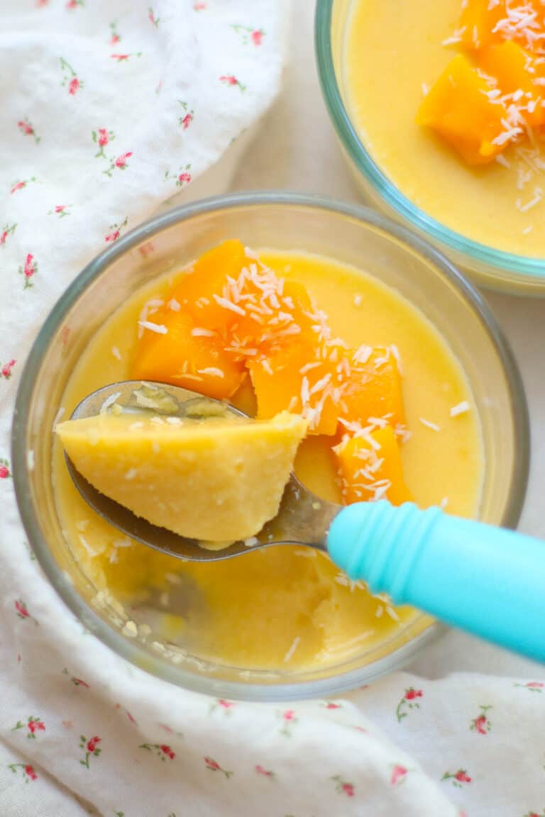 Coconut Mango Pudding - MJ and Hungryman