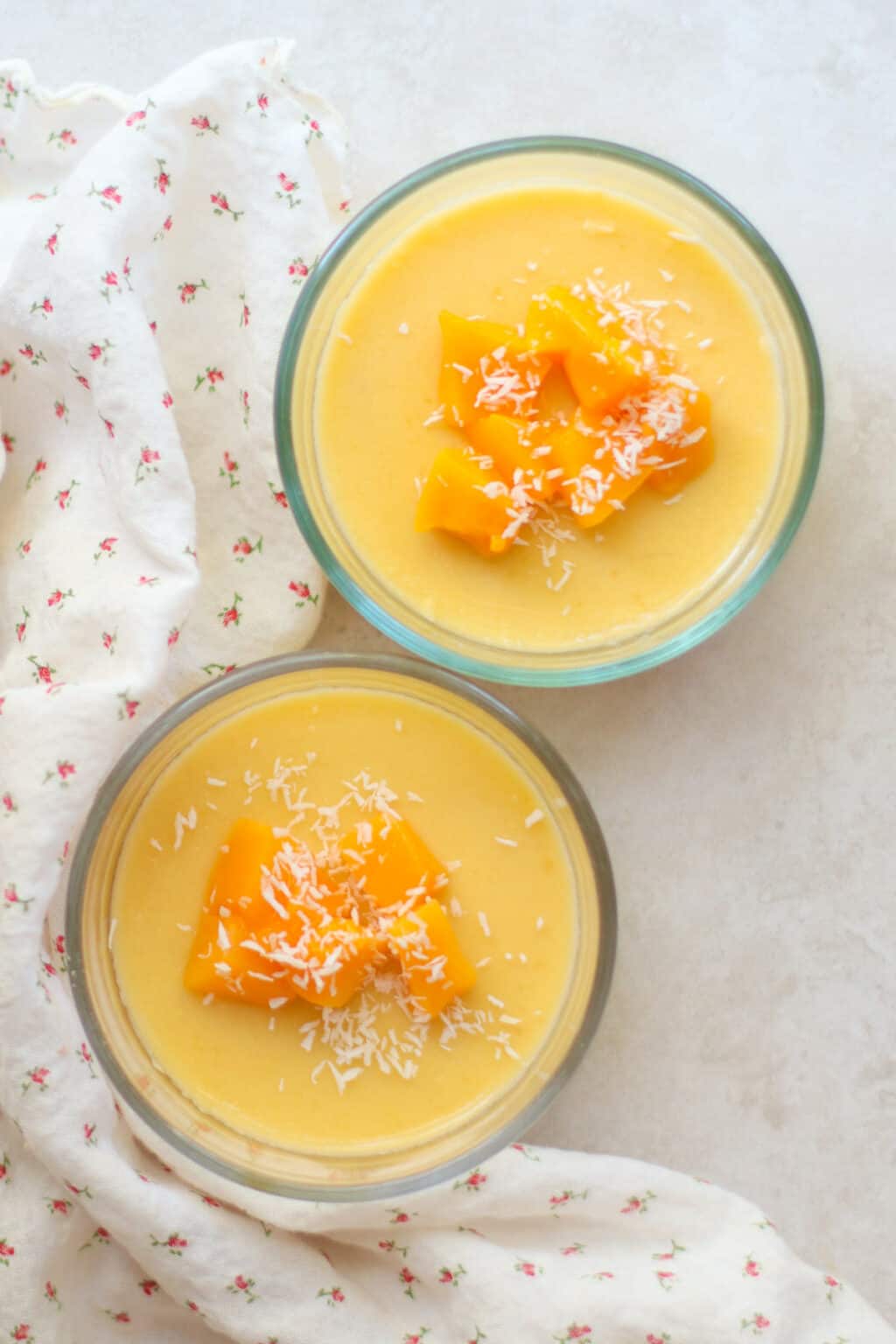 Coconut Mango Pudding - MJ and Hungryman